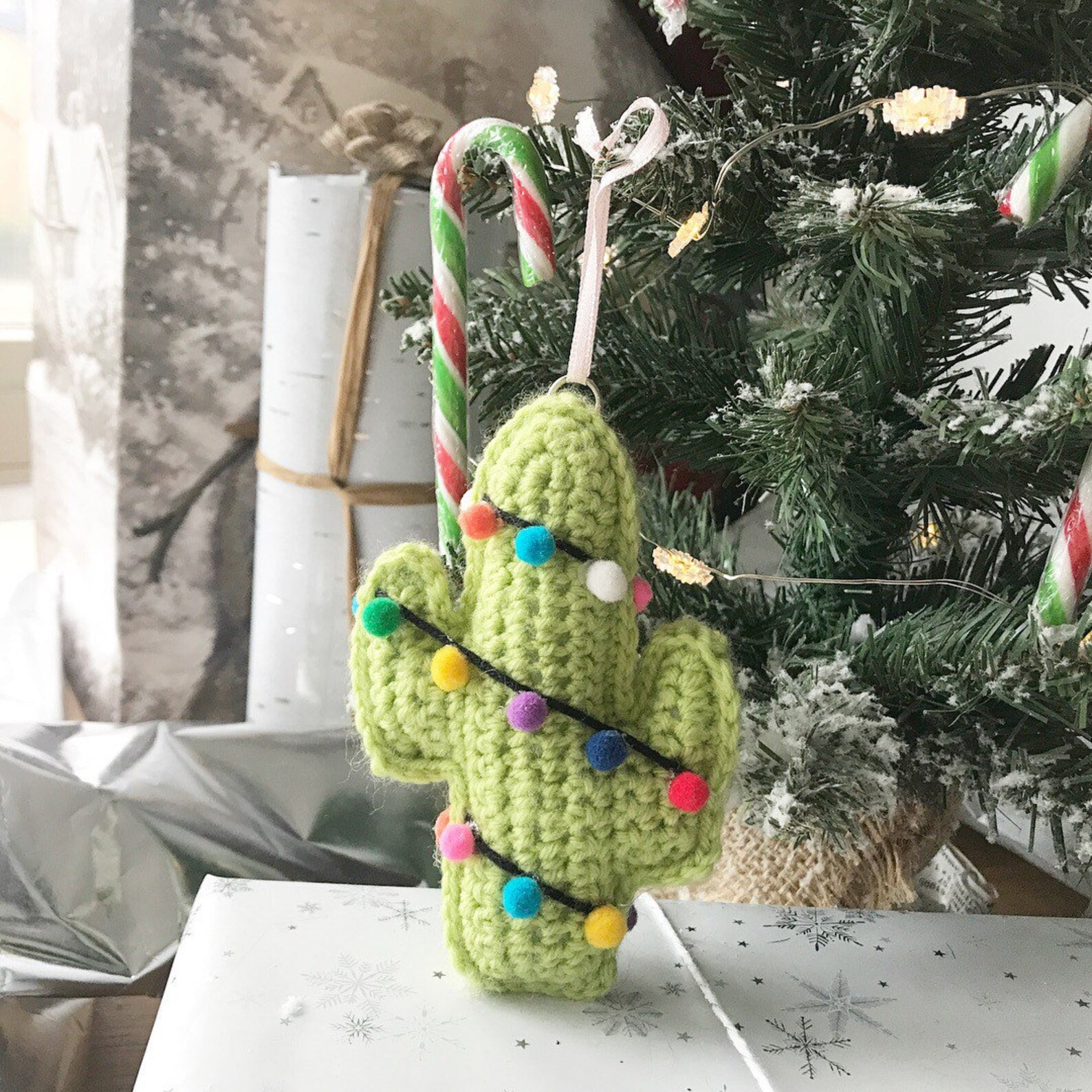 Crochet Pattern - Christmas Cactus Tree Decoration - Etsy