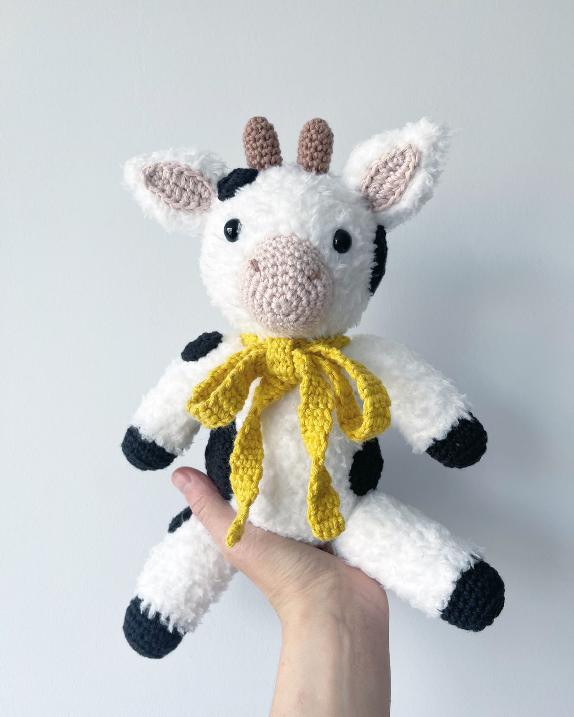 Crochet Pattern - Cuddly Cow - Etsy