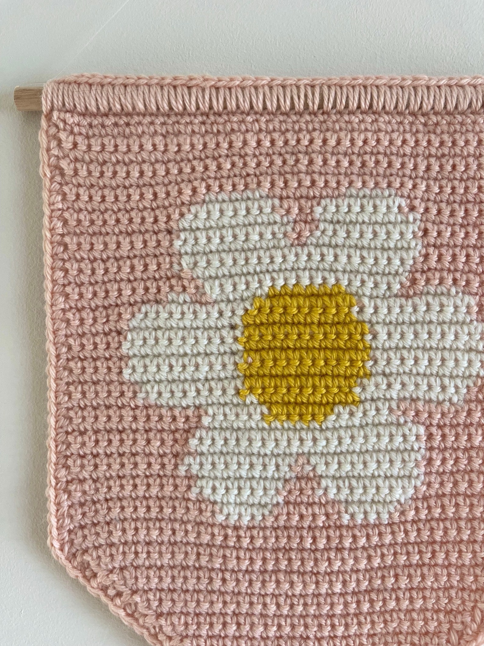 Crochet Pattern - Retro Daisy Wall Hanging - Etsy