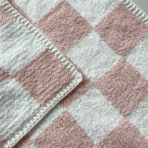 Crochet Pattern - Checkerboard Baby Blanket - Etsy