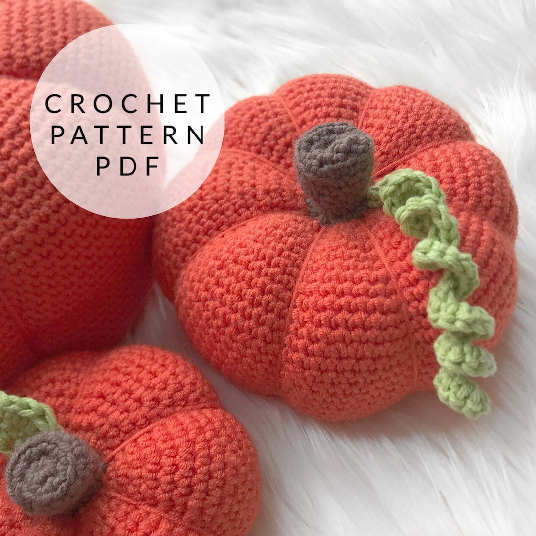 Crochet Pattern - Trio of Pumpkins - Etsy