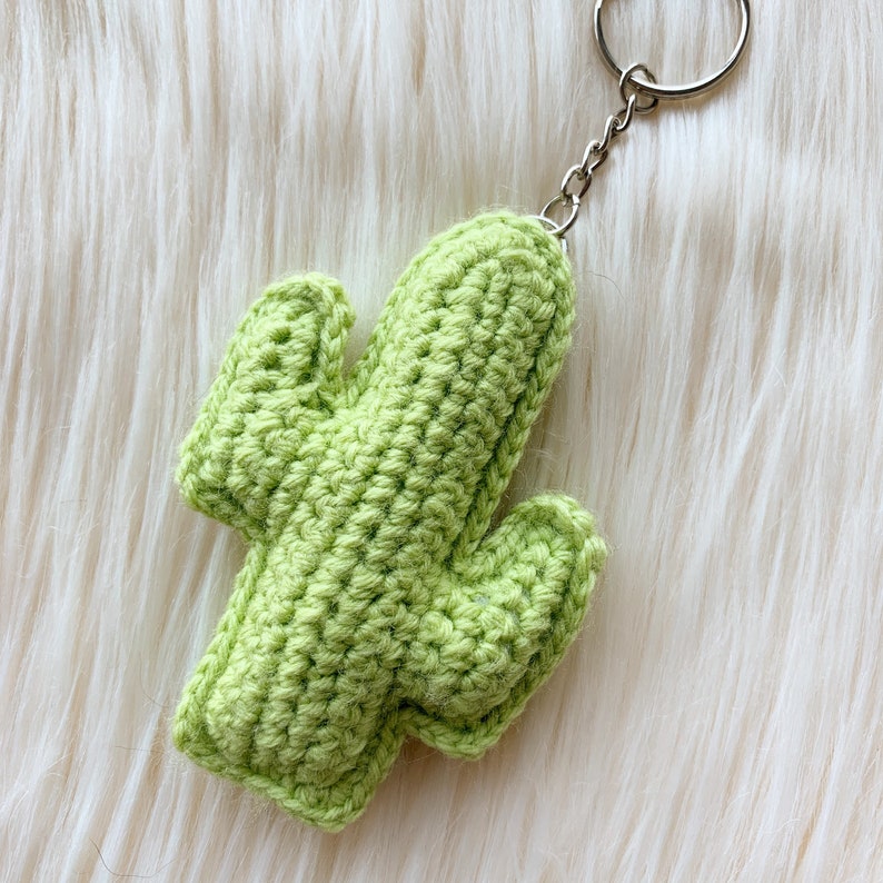 Crochet Pattern Plush Saguaro Cactus Keychain - Etsy