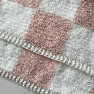 Crochet Pattern - Checkerboard Baby Blanket - Etsy