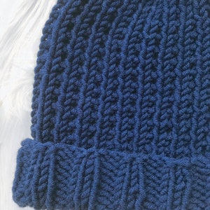 Knitting Pattern - Blue Steel Knit Scarf & Beanie - Etsy