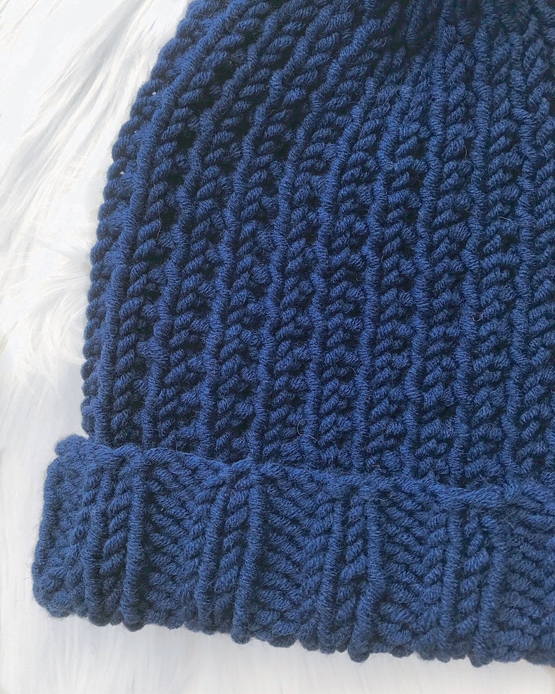 Knitting Pattern Blue Steel Knit Scarf & Beanie - Etsy