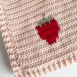 Crochet Pattern - Strawberry Dream Baby Blanket - Etsy
