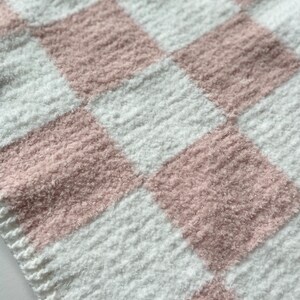 Crochet Pattern - Checkerboard Baby Blanket - Etsy