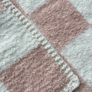 Crochet Pattern - Checkerboard Baby Blanket - Etsy