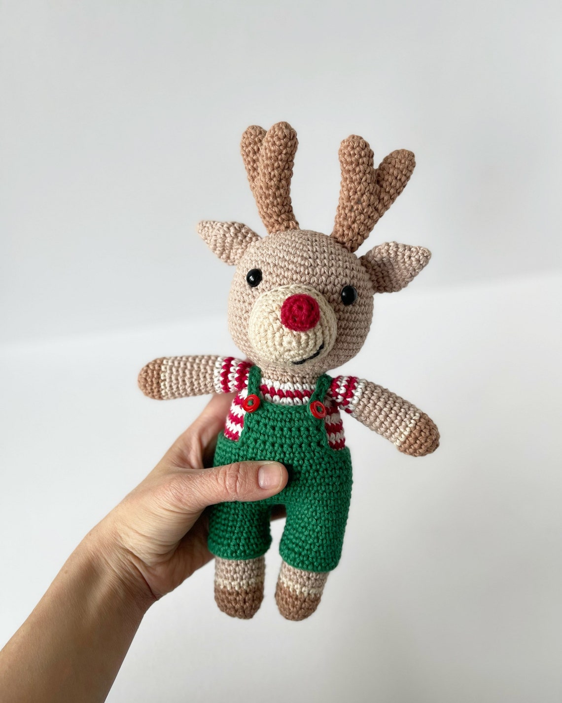 Crochet Pattern Rudolph the Reindeer - Etsy UK