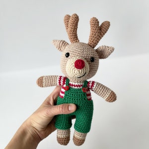 Crochet Pattern - Rudolph the Reindeer - Etsy UK