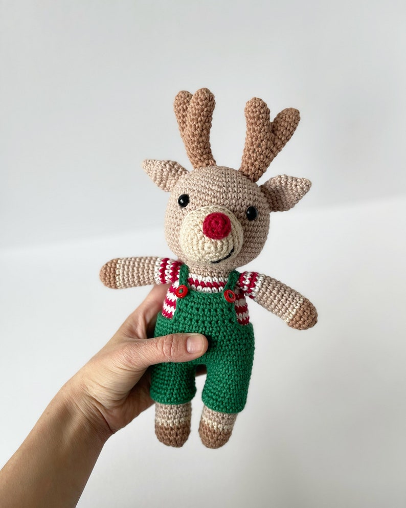 Crochet Pattern Rudolph the Reindeer - Etsy UK
