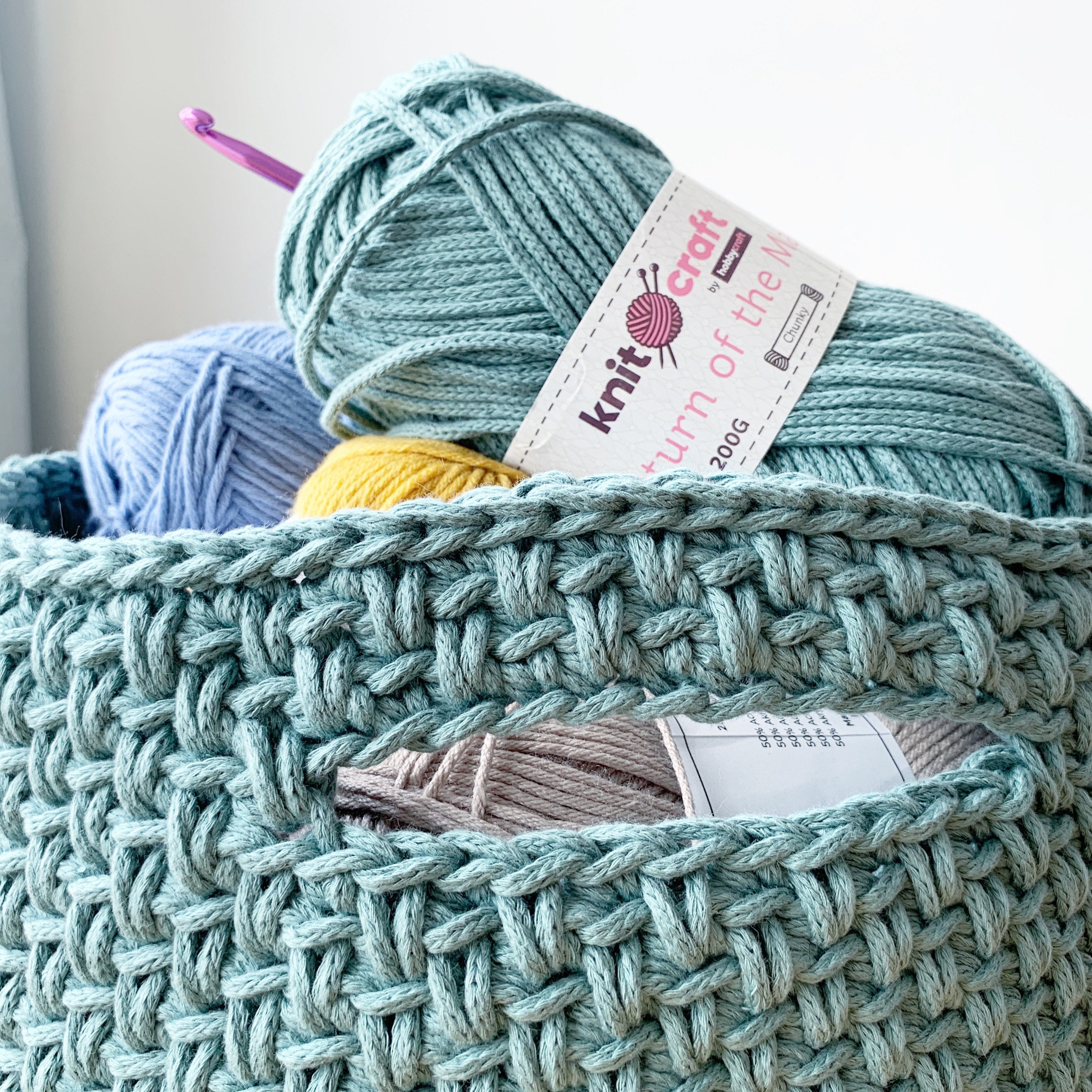 Crochet Pattern - Spike Storage Basket - Etsy