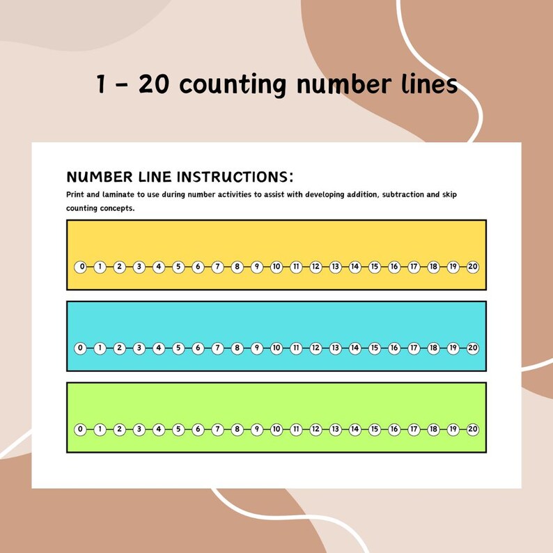 Numbers Truck (1-20) Printable, Toddler Learning Numbers INSTANT ...