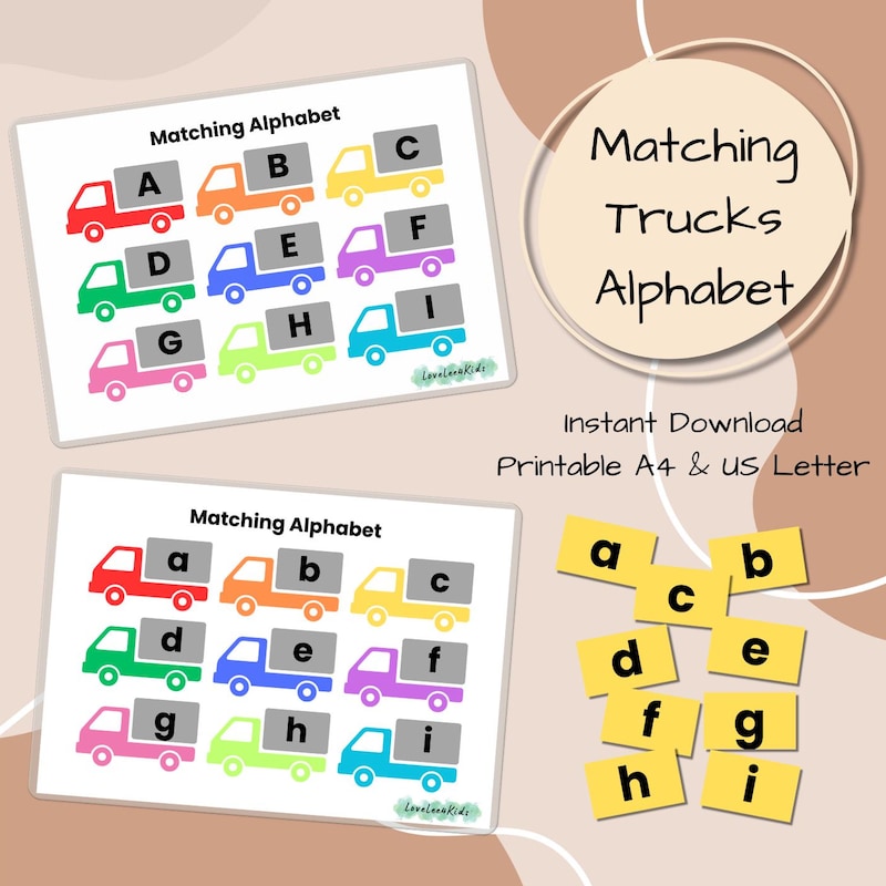 Truck Alphabet - Etsy