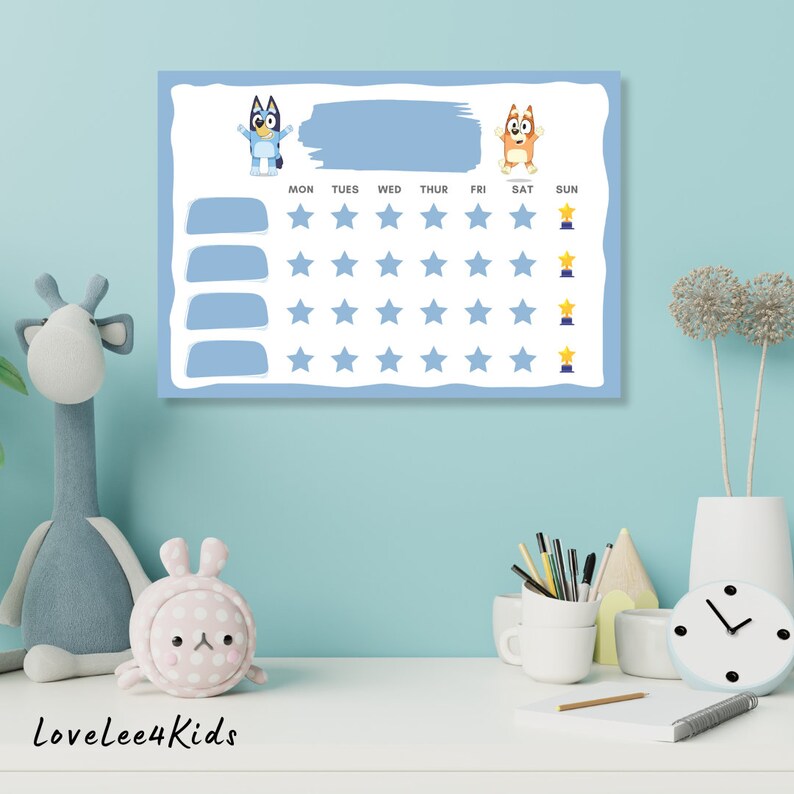 Bluey Reward Chart Bundle (brush Teeth, Potty Training) - Etsy Australia