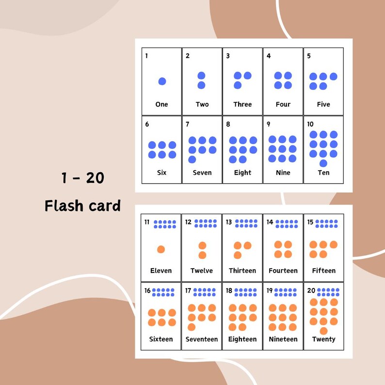 Numbers Truck (1-20) Printable, Toddler Learning Numbers INSTANT ...