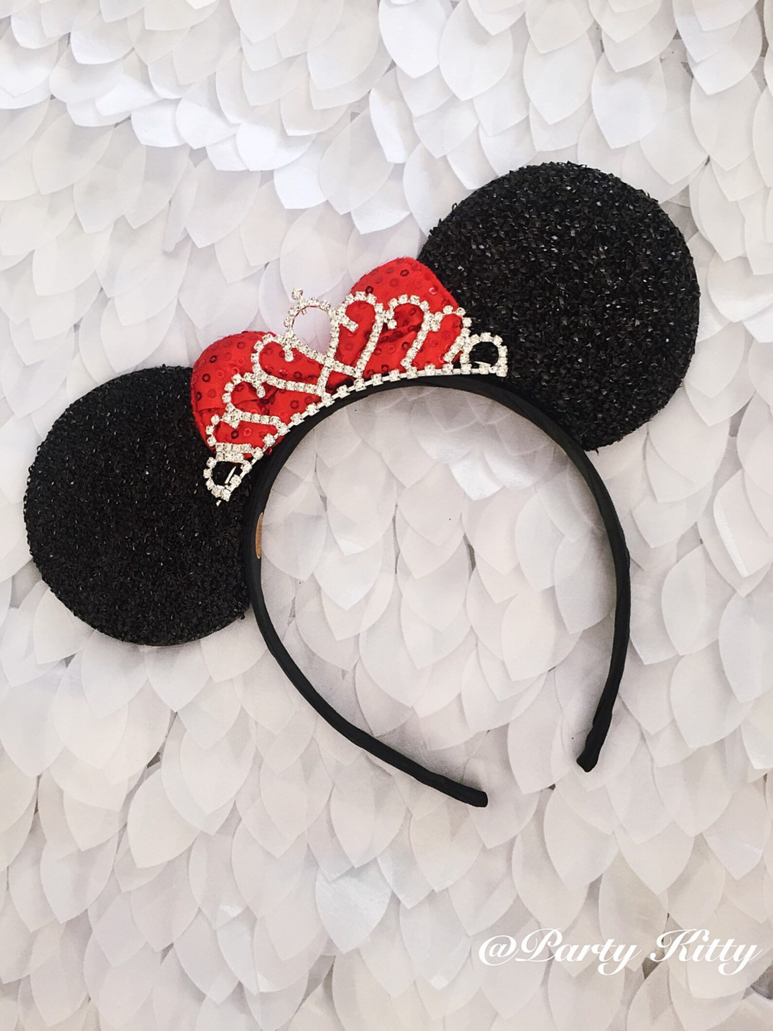 Disney Wedding Minnie Mouse Ears Crown Tiara Disney - Etsy