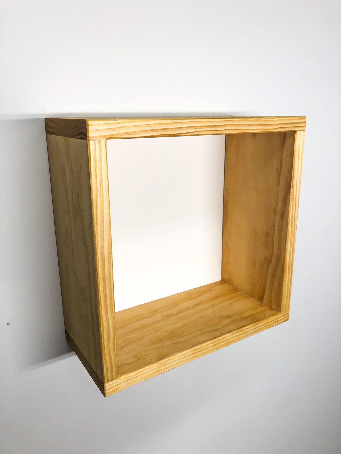 Deep Square Floating Shelves Geometric Shelf Box Shelf Modular Stack ...
