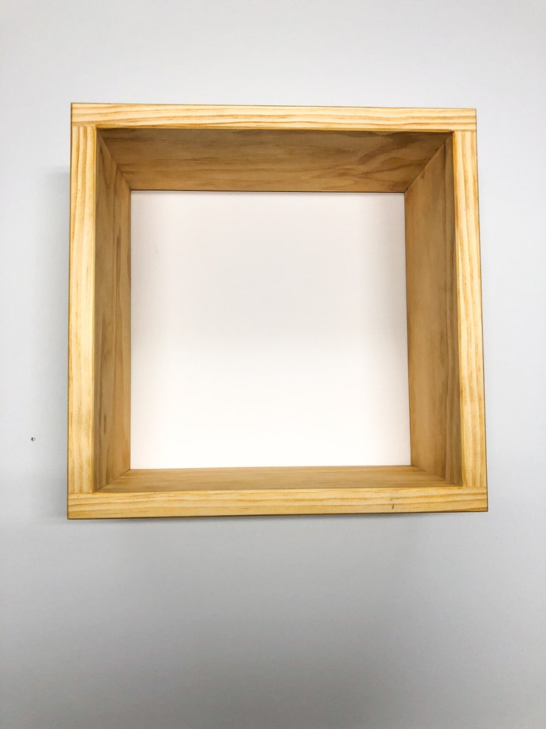 Deep Square Floating Shelves Geometric Shelf Box Shelf Modular Stack ...