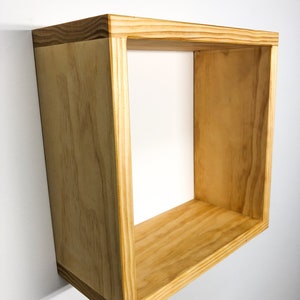 Deep Square Floating Shelves Geometric Shelf Box Shelf Modular Stack ...