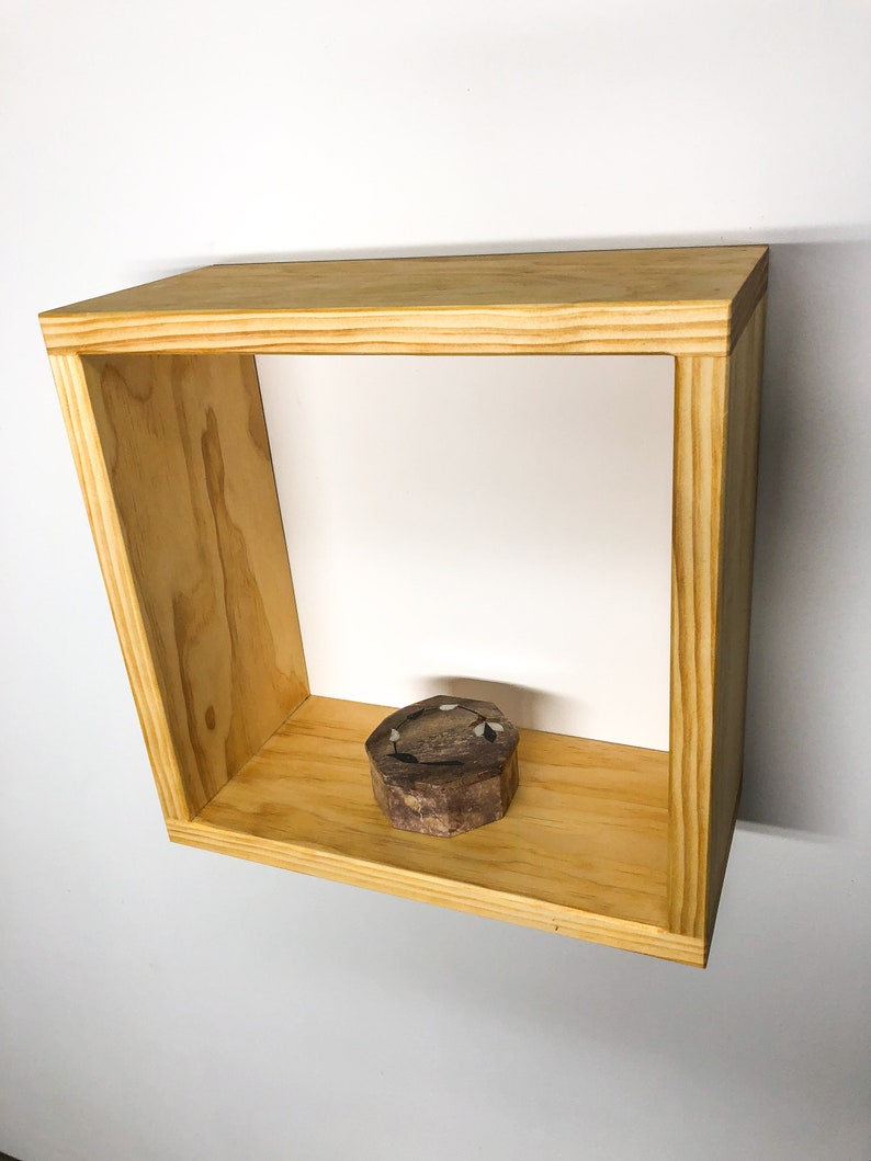 Deep Square Floating Shelves Geometric Shelf Box Shelf Modular Stack ...