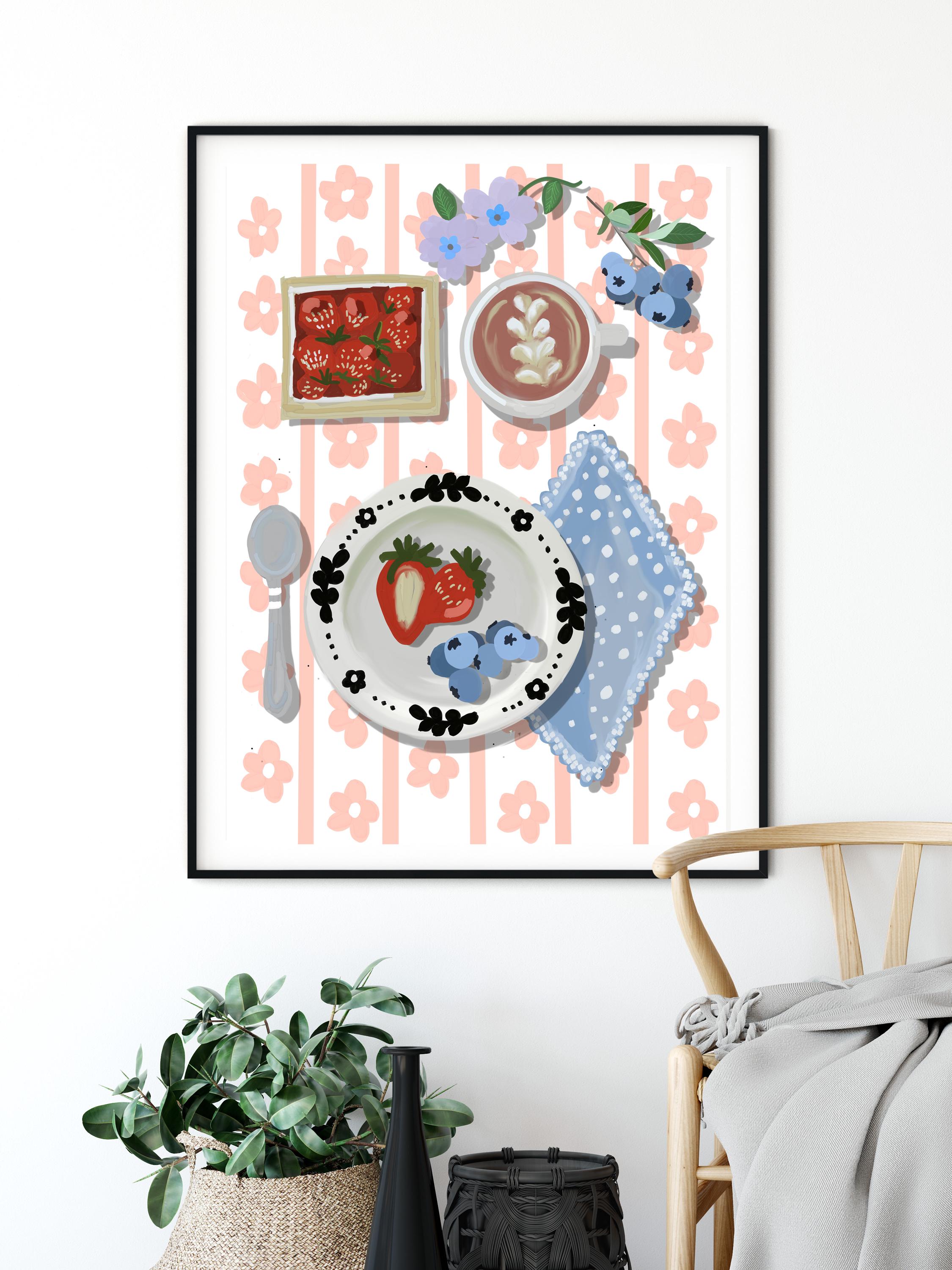 Breakfast Still Life Art Print: Food Themed Kitchen Decor - Etsy