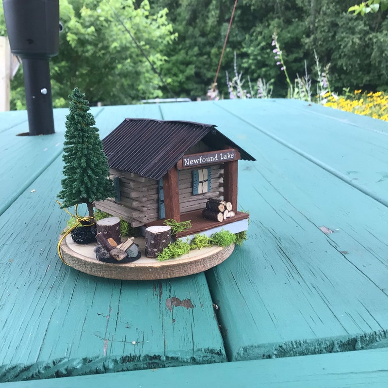Cabin Ornament - Etsy