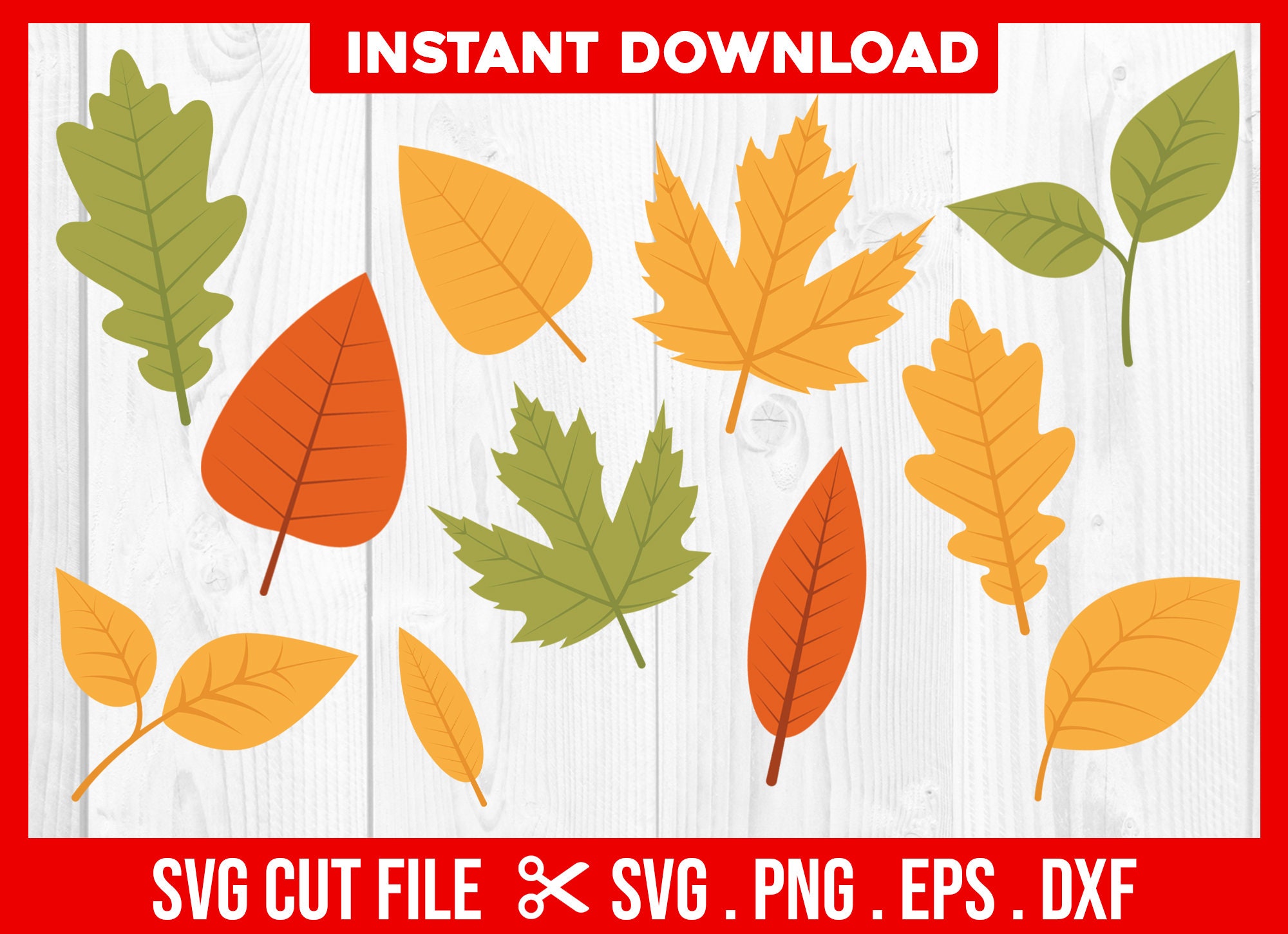 Fall Leaves Svg,autumn Svg, Fall Leaf Svg,autumn Leaves Svg ...