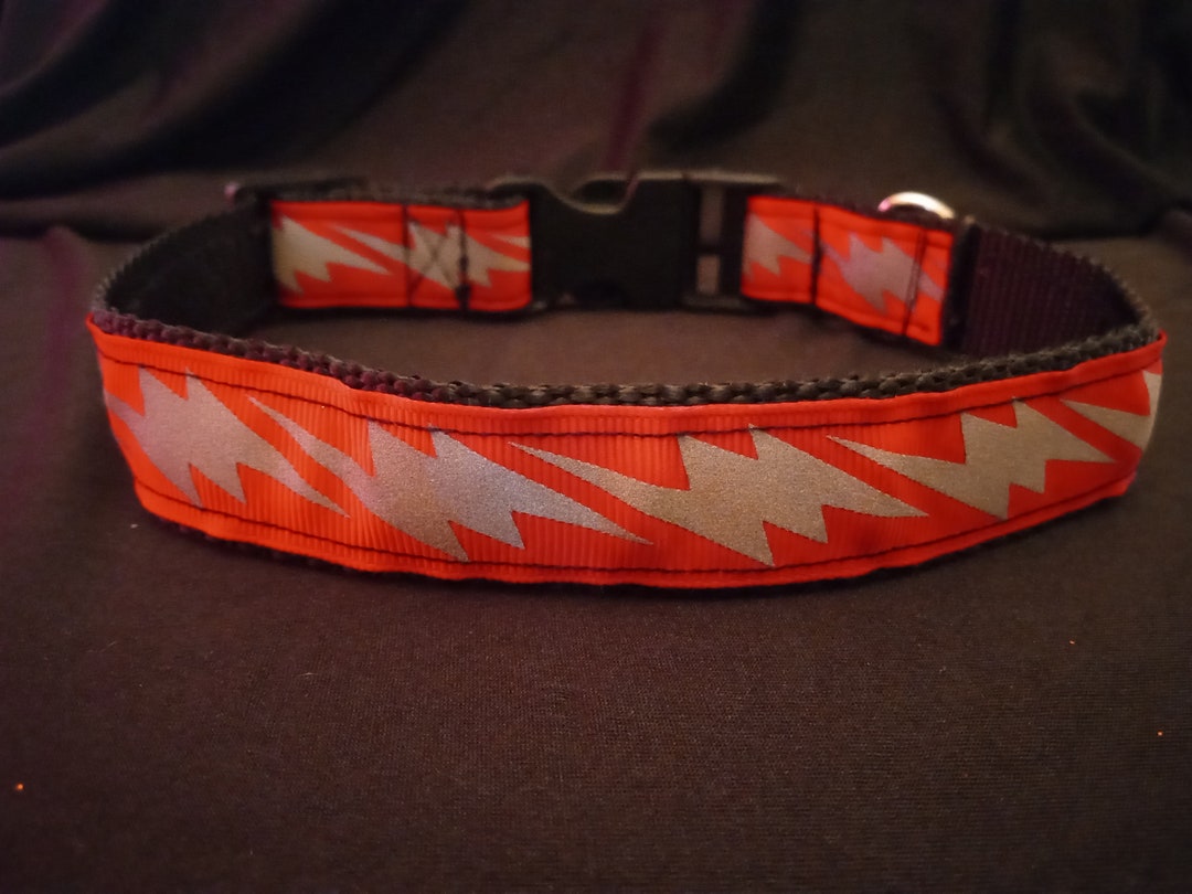 Lightning Bolt Reflecting Collar - Etsy