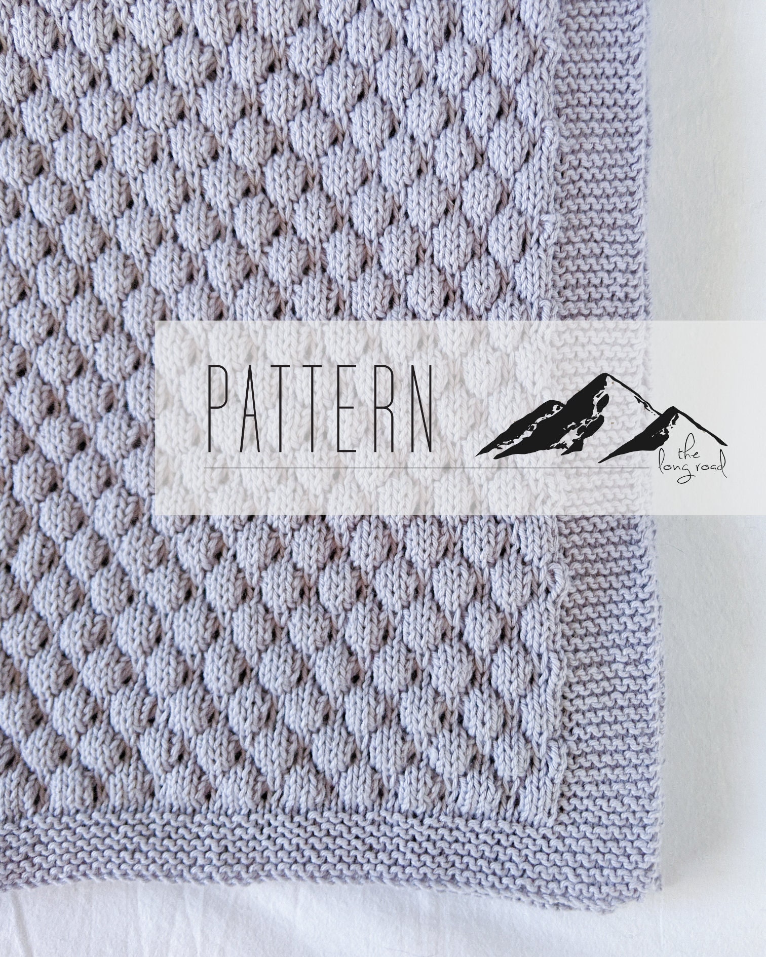The Rory Baby Blanket Knitting Pattern - Etsy