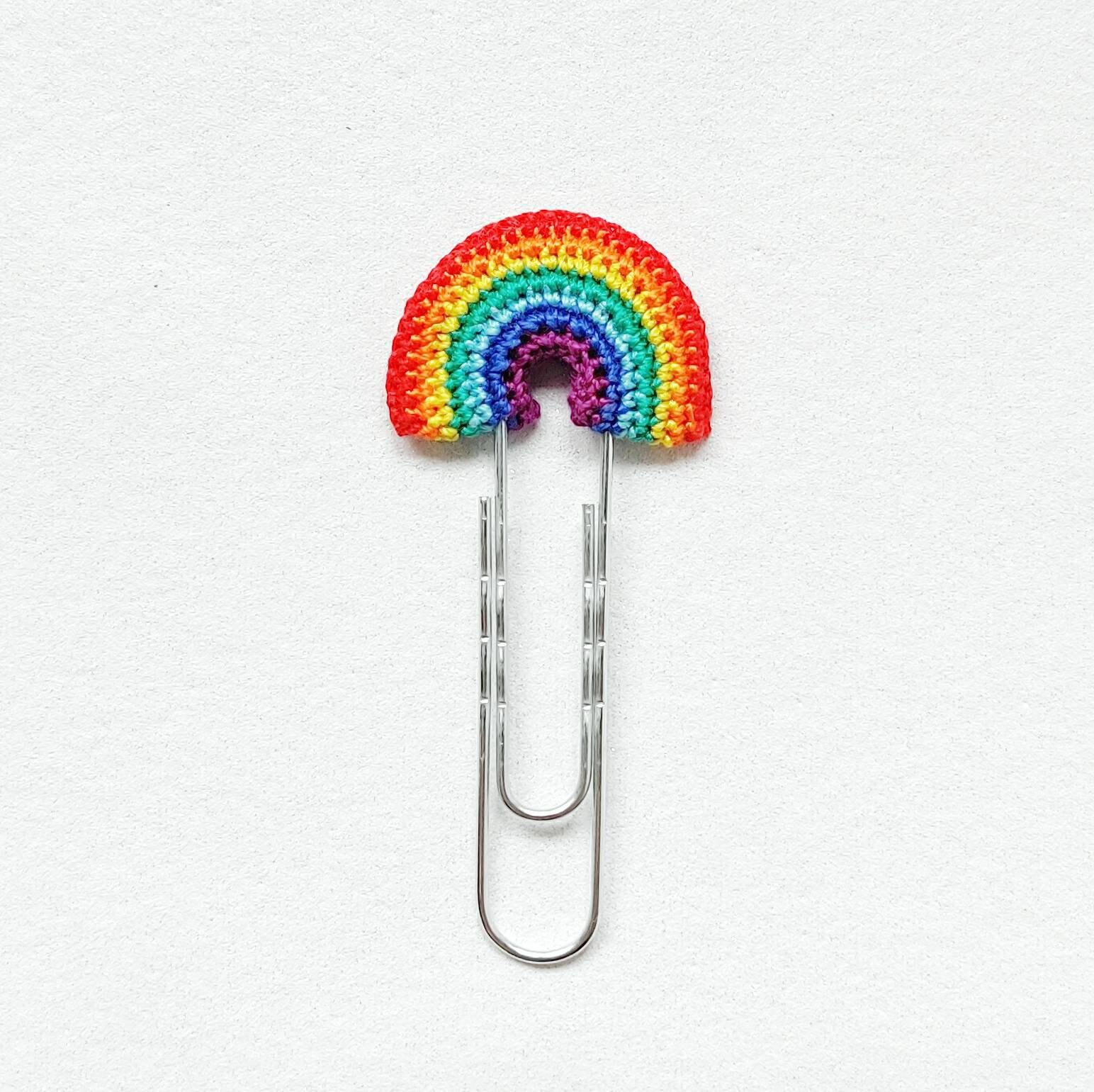 Rainbow Journal Planner Paperclip - Etsy UK