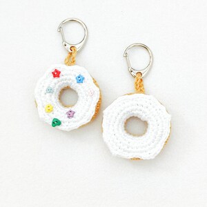 Crochet Mini Doughnut Keyring - Etsy