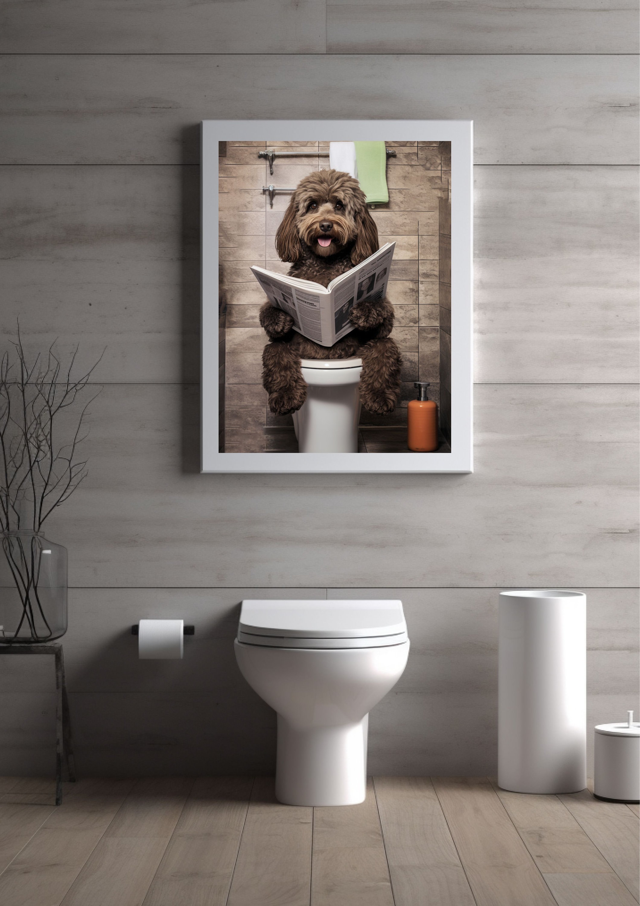 Funny Cockapoo Wall Art Funny Bathroom Print Toilet Poster - Etsy UK
