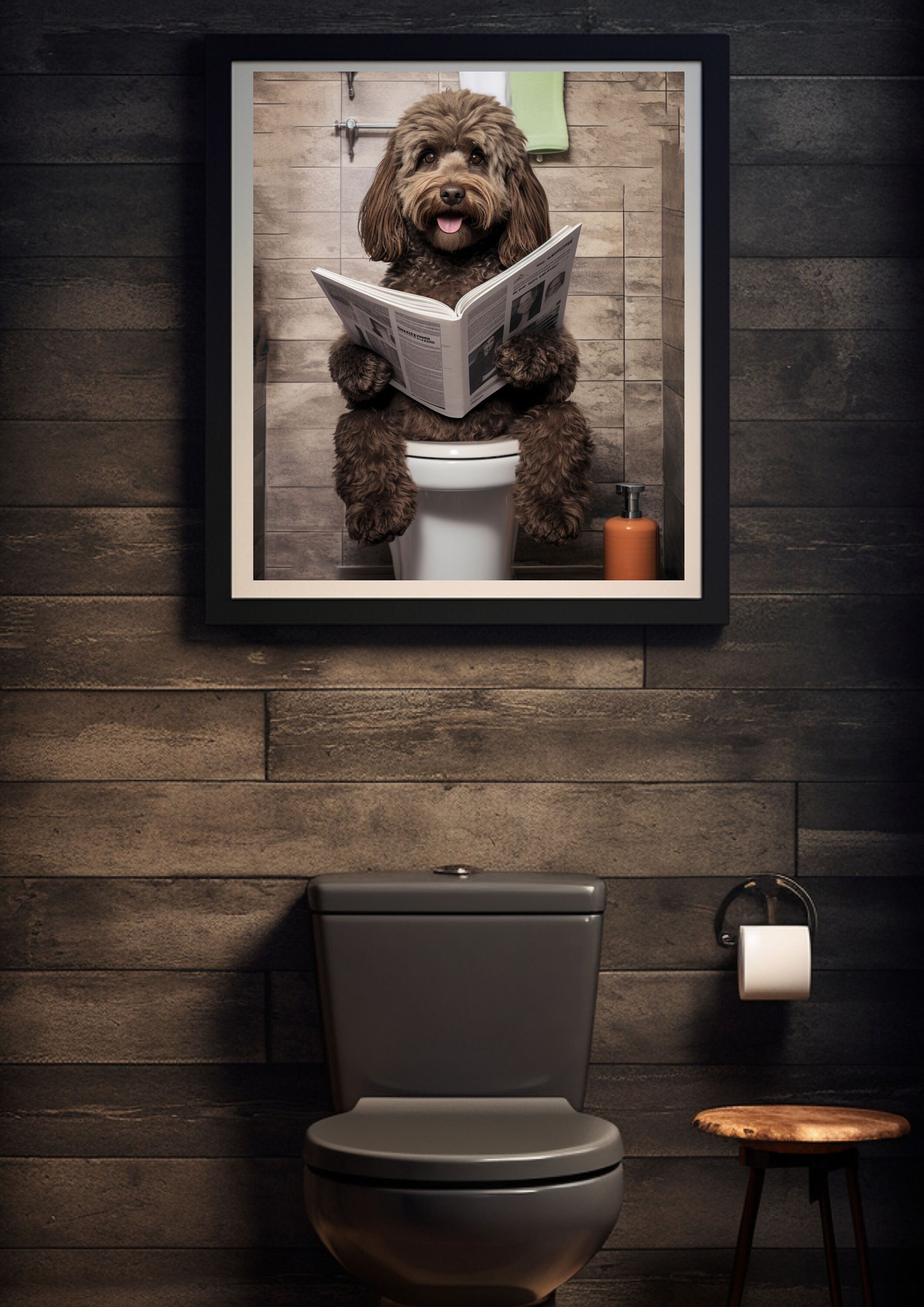 Funny Cockapoo Wall Art Funny Bathroom Print Toilet Poster - Etsy UK
