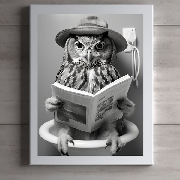 Owl Bathroom Decor - Etsy