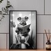 FUNNY BATHROOM PRINT Koala, Koala in Toilet,kids Bathroom Print, Animal ...