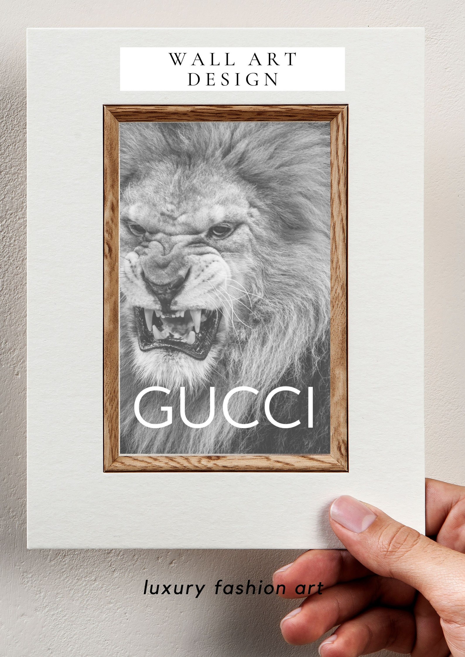 Luxury Fashion Digital Poster Printable Designer Wall Art - Etsy