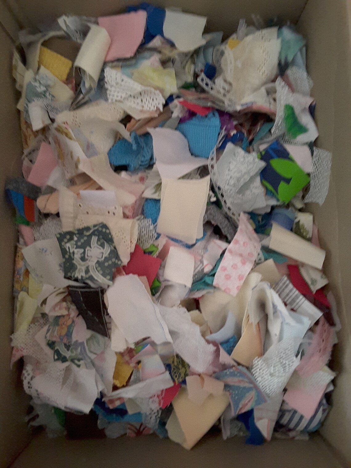 Large Bundle Bag of Fabric Scraps for Clusters or Tags. - Etsy