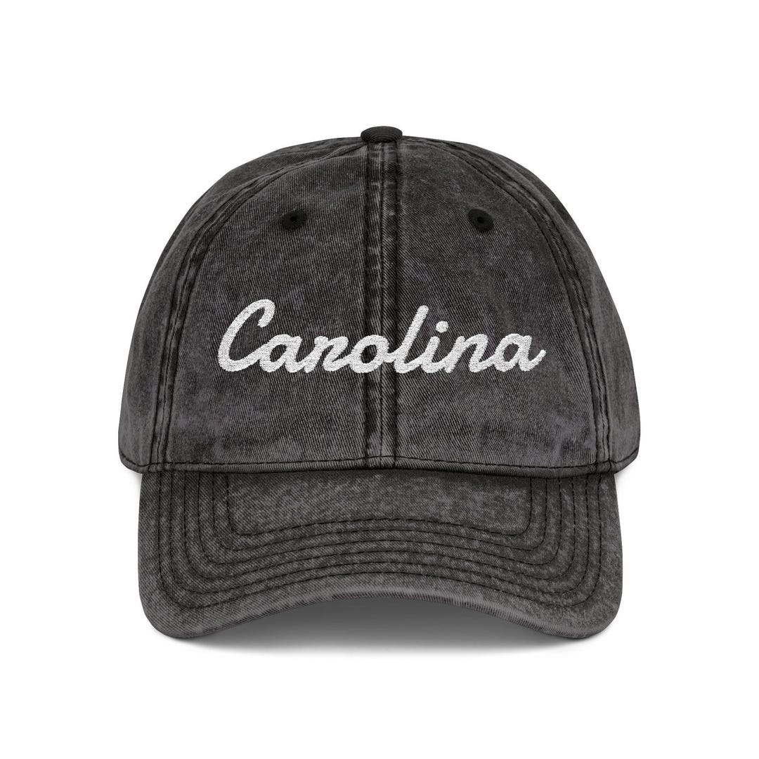 Carolina Vintage Cap (embroidery) - Etsy