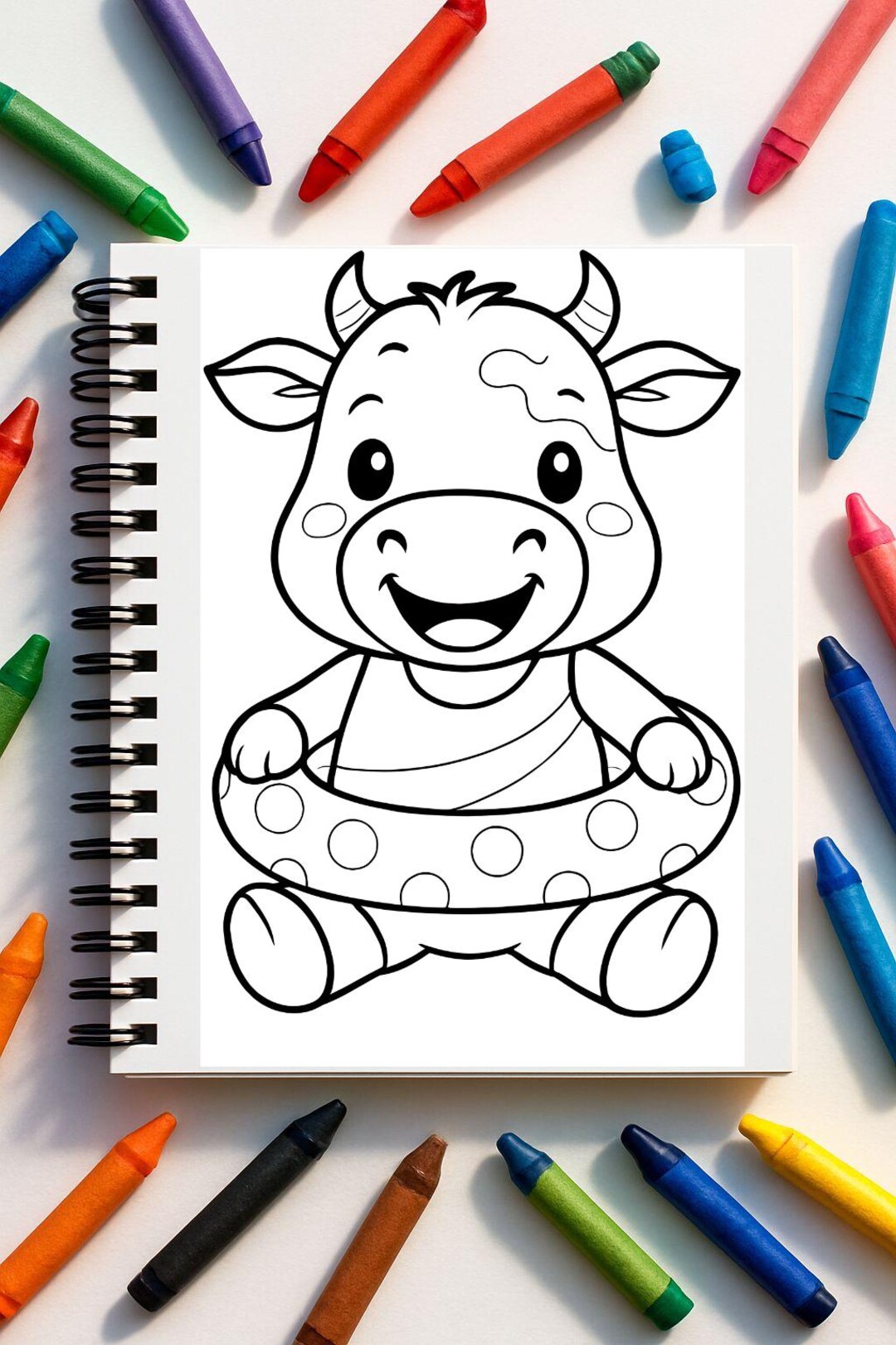 Summer Fun Coloring Page- Digital Download - Etsy