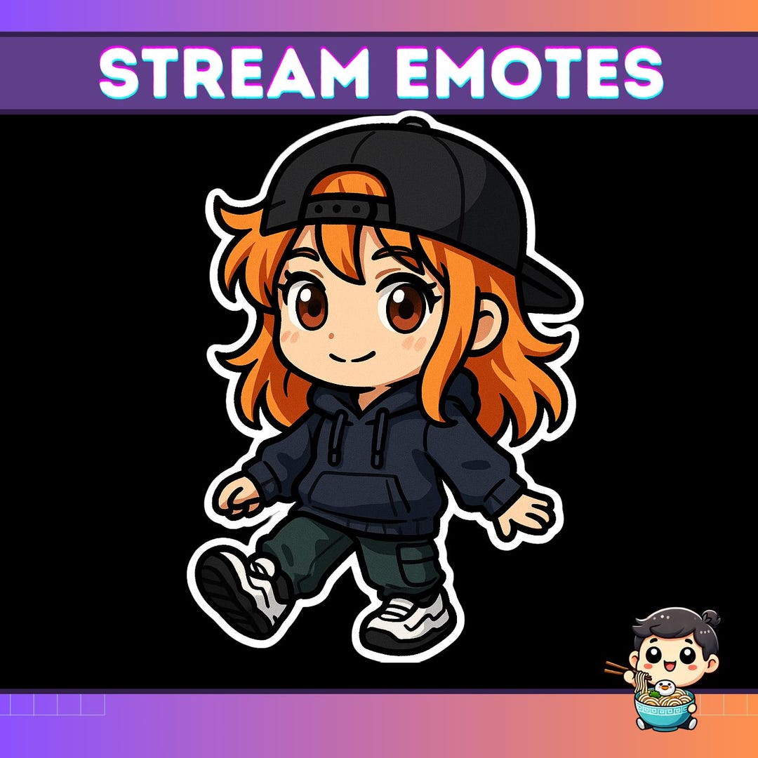 Nami Streetwear Casual Emote for Streamers and Creators (digital Asset ...