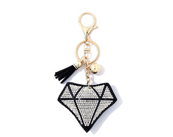 Diamond Key Chain | Etsy