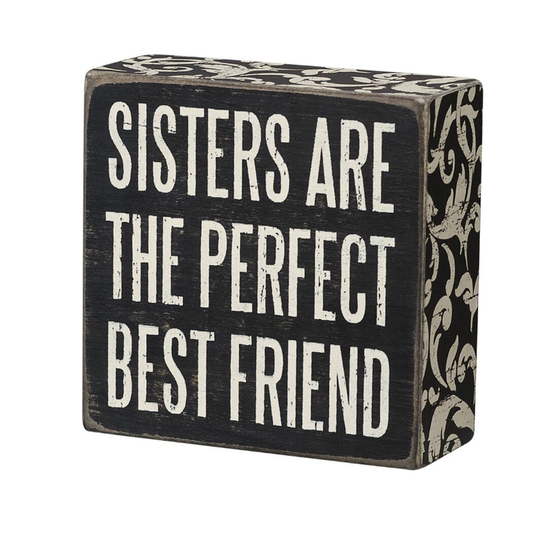Sisters Box Sign - Etsy