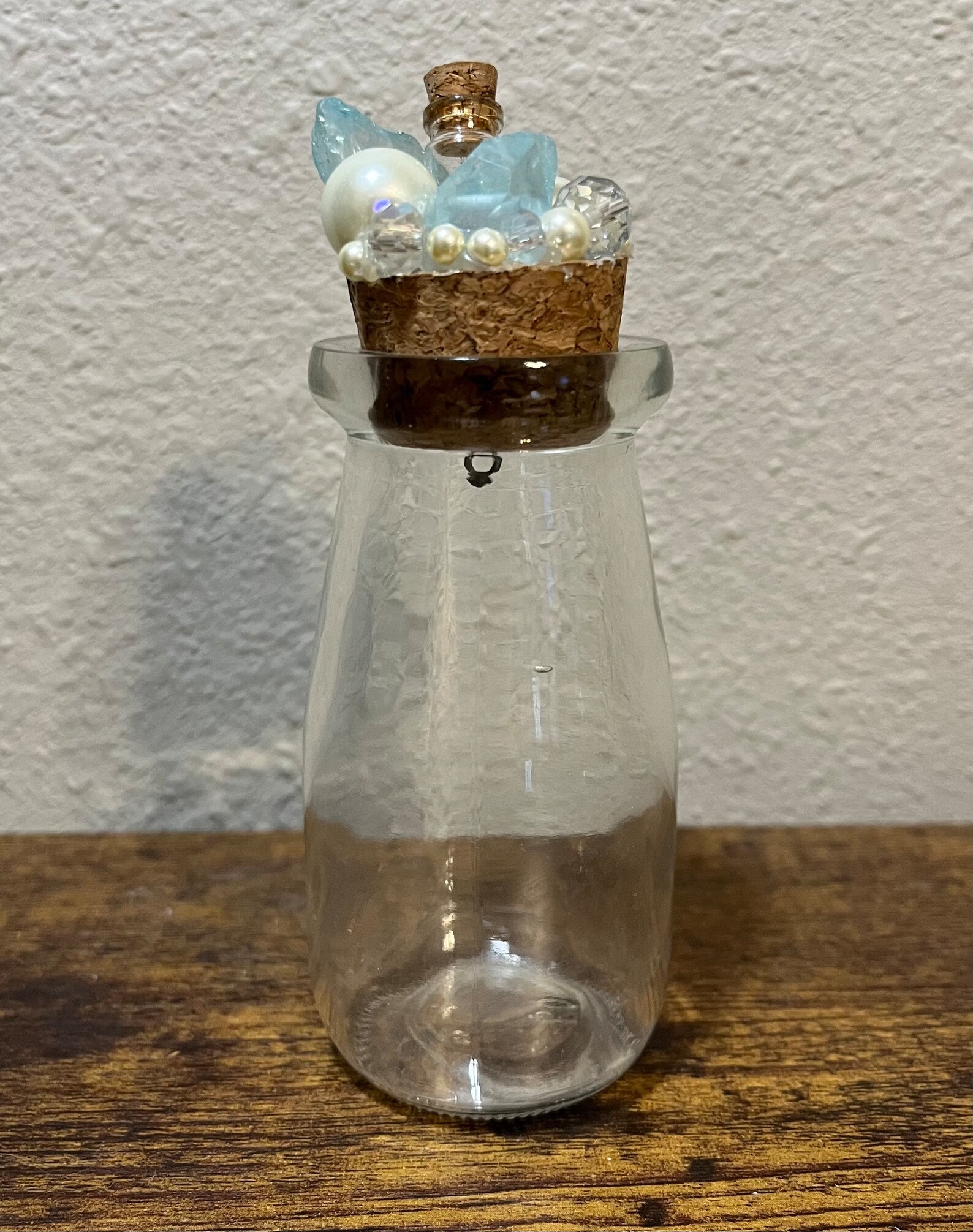 Mermaidcore Corked Glass Bottle - Etsy