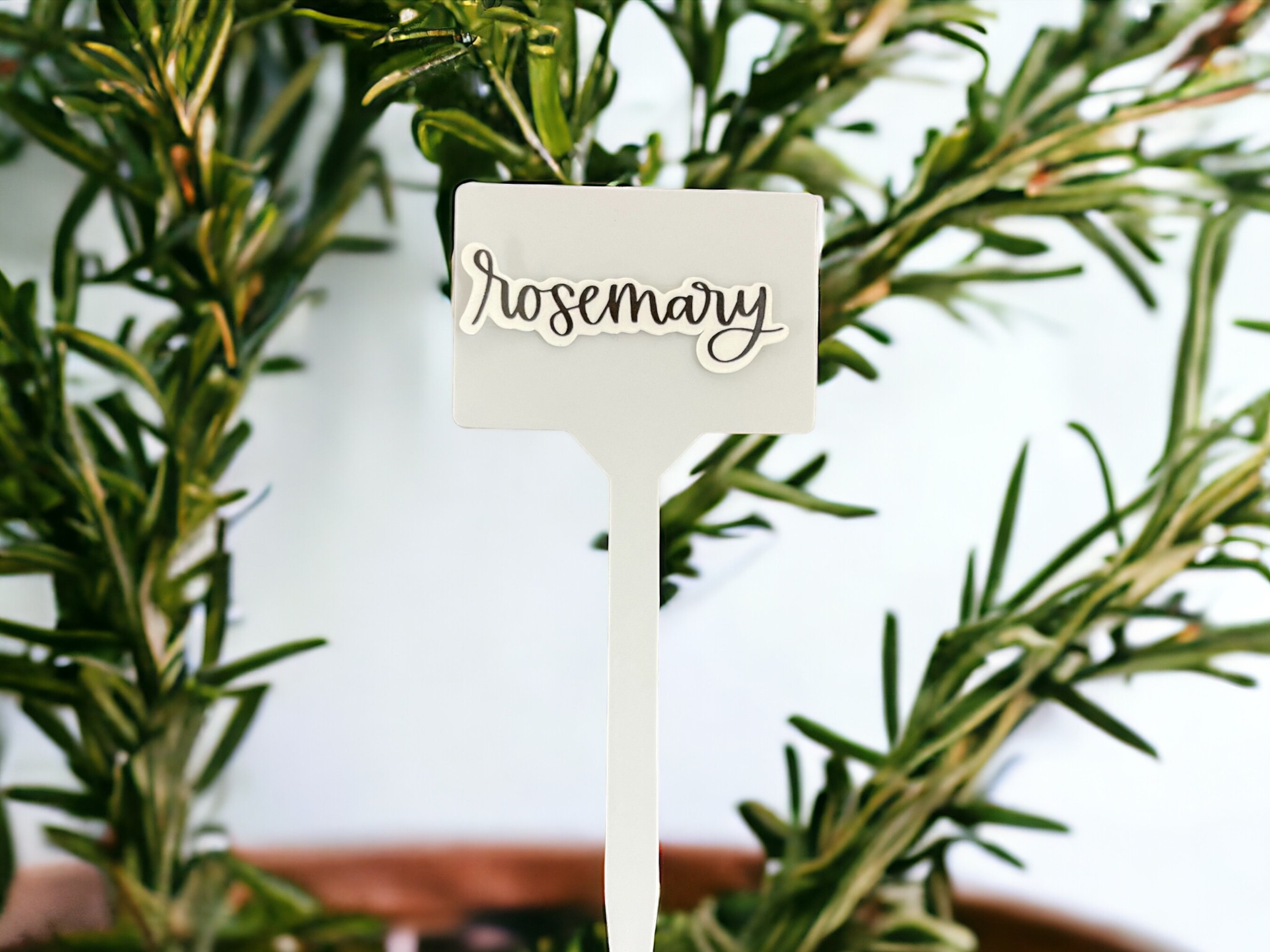 Set of 10 Herb Garden Markers With Waterproof Name Stickers - Etsy
