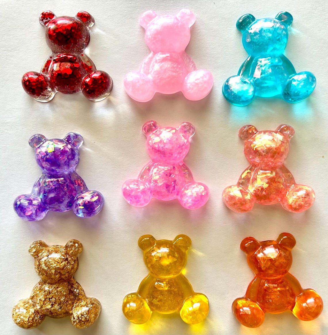 Handmade Resin Pocket Hug Bears - Etsy