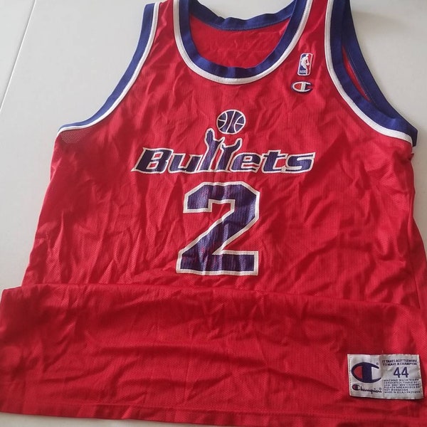Washington Bullets Jersey - Etsy