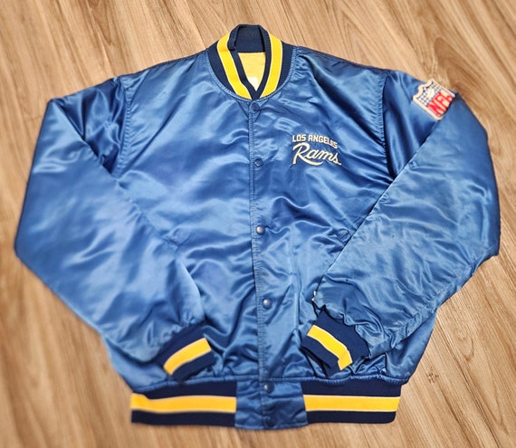 22x25,MEDIUM LA Rams starter jacket,90s rams jacket,v… - Gem