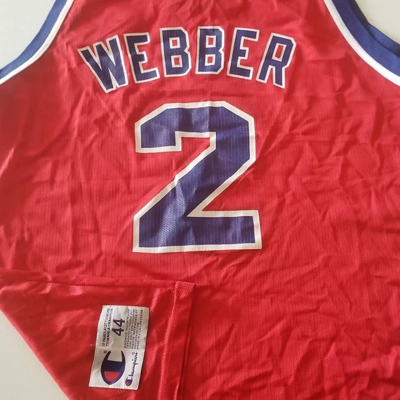 Original 1994-96 Chris Webber jersey bullets champion… - Gem