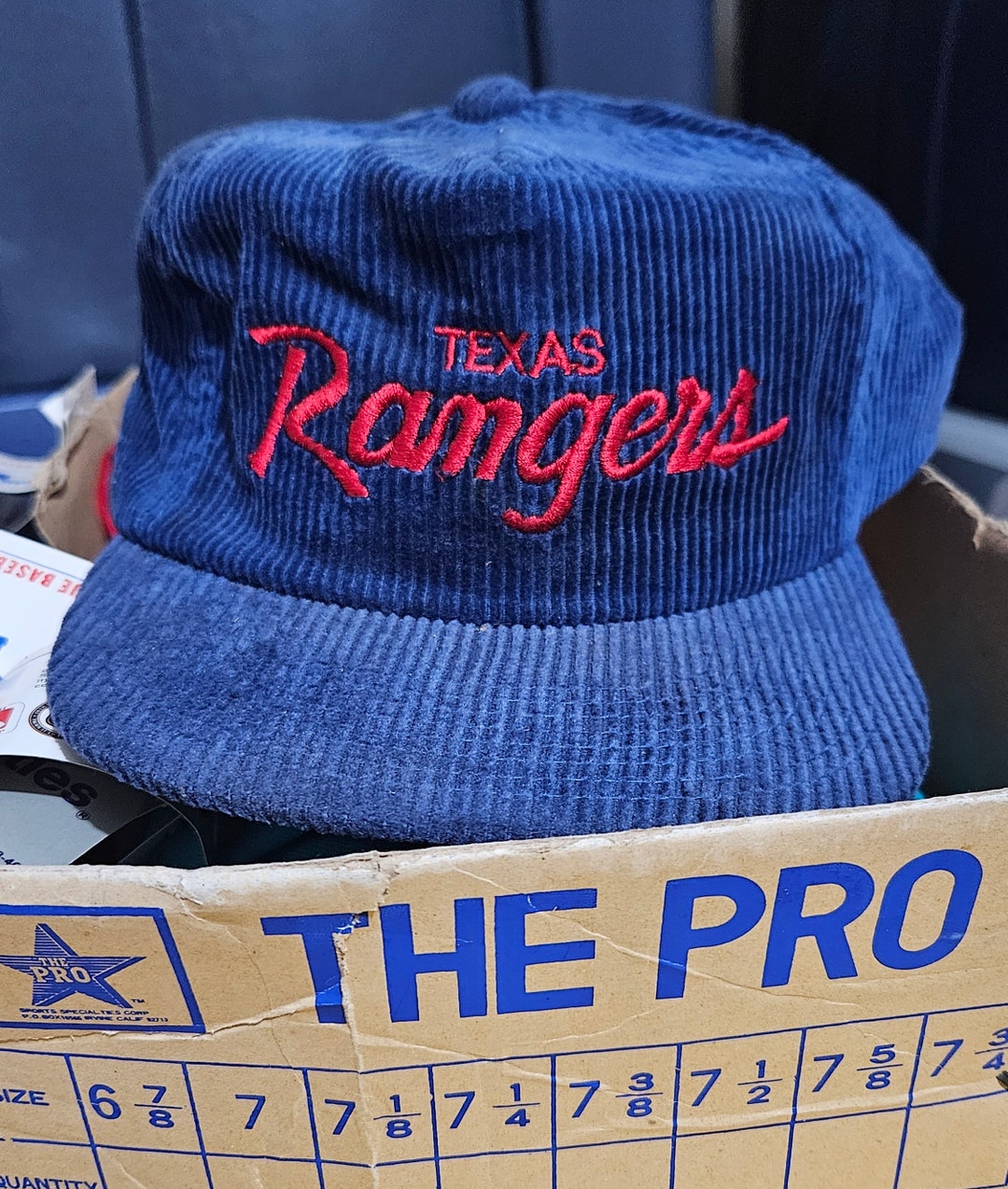 1980s Texas Rangers Sports Specialties Hat, Texas Rangers Corduroy Hat ...